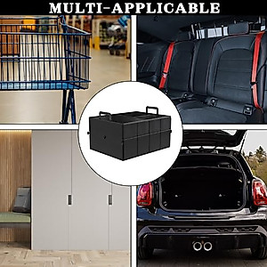 Car Trunk Organizer – Collapsible, Multi-Compartment for SUVs, Trucks & Cars for Groceries, Tools & Work Materials – Truck & Car Accessories for Women and Men (GRAY)