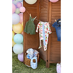 Mud Pie Seagrass Basket Set, White, 13 1/2" x 13" dia