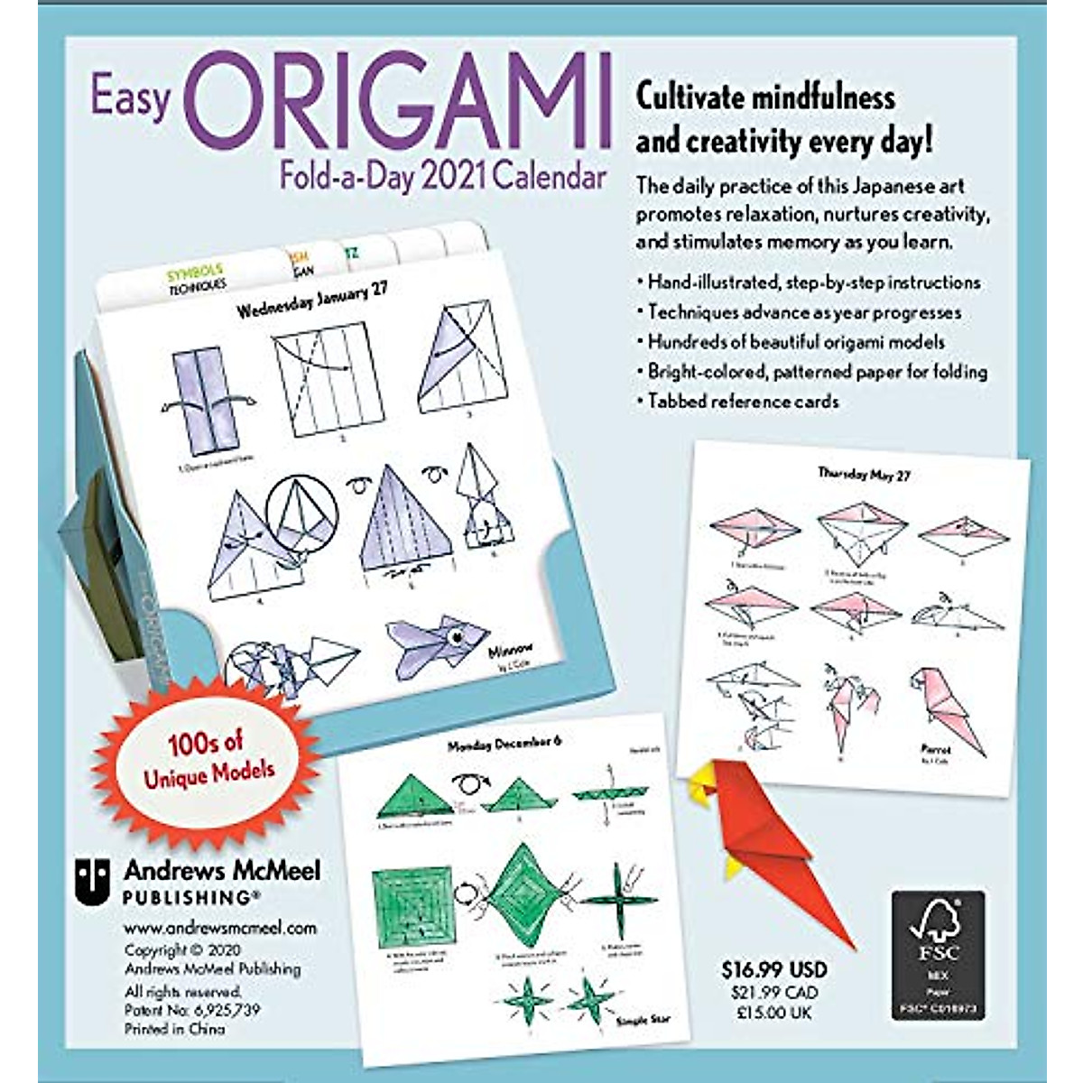 Easy Origami 2021 Fold-A-Day Calendar