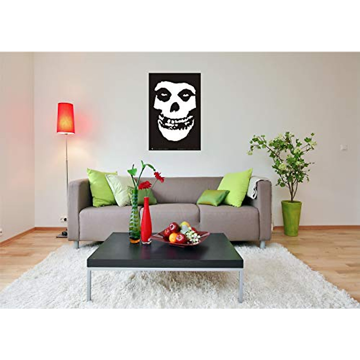 The Misfits (Skull, No Text) Music Poster Print Poster Poster Print, 24x36