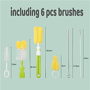 MOVEBO Baby Milk Bottles Drying Rack Portable Cleaning Dryer Storage Holder Multi-Layer Detachable with Drain Tray Drying Rack for Kids