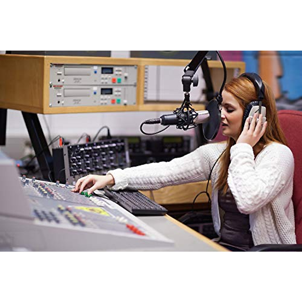 EXMAX 3.5mm Single Side Earphone Earbud One Ear Headphone for EXD-101 ATG-100T ELGT-470 Wireless Tour Guide System Receiver Touring Groups Radio Podcast Laptop MP3/4 Tablet PC Skype YouTube (Right)