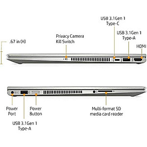 HP Envy x360-15.6" FHD Touch - 10th gen i7-10510U - 12GB - 512GB SSD+16GB Optane