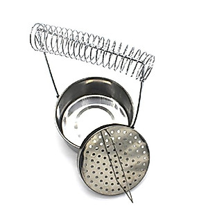 Stainless Steel Paint Brush Washer Cleaner Cleaning Pot Oil Painting Washing Bucket Wash Pen Holder Art Supplies Tool