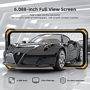 DORLAND EX-08 4G Rugged Smartphone, Cell Phone Industrial Intrinsically Safe Outdoor Unlocked Dual SIM 8GB+128GB 5" FHD Screen Android 9.0 IP68 Waterproof Explosion Proof, Black