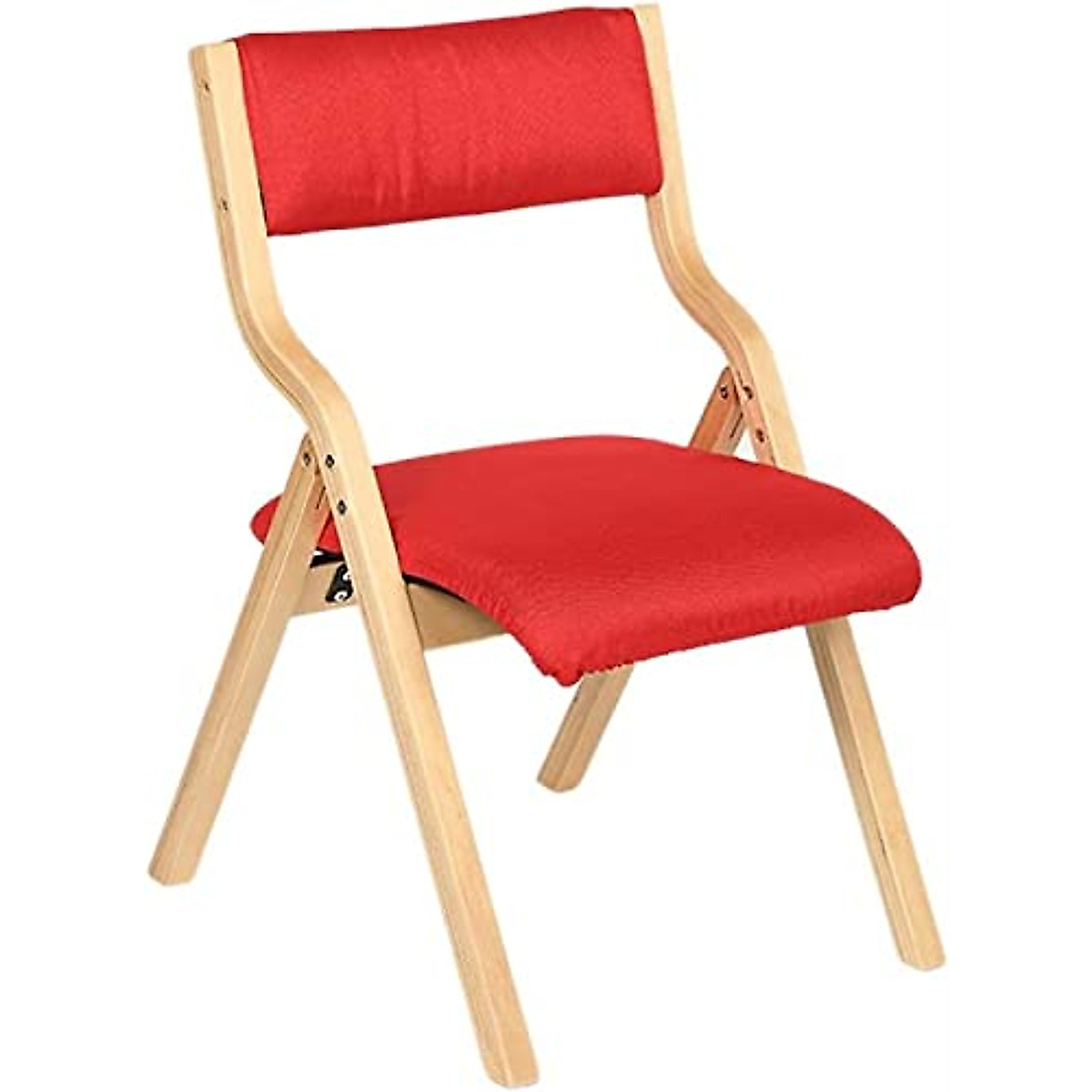 wzzqzr Comfortable Guest Chair-ChangSQ Outdoor Dining Chair, Barbecue Chair Director's Chair Rest Chair Folding Chair Convenient Chair Home Chair Office Chair Office Supplies (Color : Red)