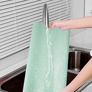 Aschef Steel Reinforced Frame Nonstick Silicone Bundt Cake Pan Baking Mold w/Baking Mat Set-BPA Free, Dishwasher & Microwave Safe