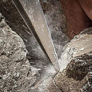 SE 22-ounce Rock Pick Hammer with Pointed Tip, 11-inch All Steel Geologist Hammer, Drop Forged Masonry Hammer with Comfortable Grip for Mining, 2lbs