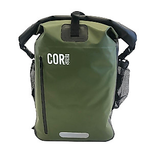 COR Surf 40L Waterproof Dry Bag Backpack and 10L Roll-Top Dry Bag