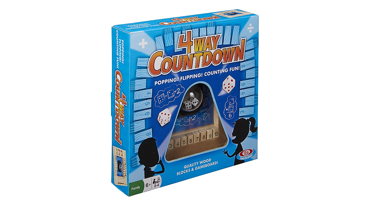 Ideal 4 Way Countdown - Fun Math Game for Kids