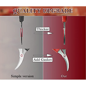 ROEDEER Kitchen Stainless Steel Seafood Scissors for Lobster,Shrimp,Crab,Crab Claw,King Crab Leg,Fish,Shellfish,Crawfish,6" And 7" 2PCS Shears