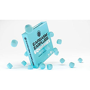 Eargasm Squishies - Moldable Silicone Earplugs for Sleep - Noise Reduction - Noise Cancelling