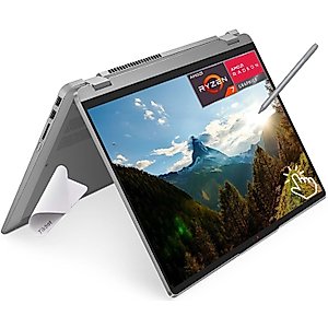 Lenovo IdeaPad Flex 5 2-in-1 Laptop, 16" WUXGA (1920 x 1200) IPS Touchscreen, 8-core AMD Ryzen 7 7730U (>i7-1270P), 1080P Camera, Win 11 Home, Fingerprint, W/Mouse Pad (16GB RAM | 1TB PCIe SSD)