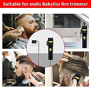 MEROM 10FT Charger Compatible with Babyliss Pro FX Adapter Compatible with Babylisspro Barberology FX870, FX788, FX787, FXSSM, FX820 Replacement Power Cord (FXCORD)