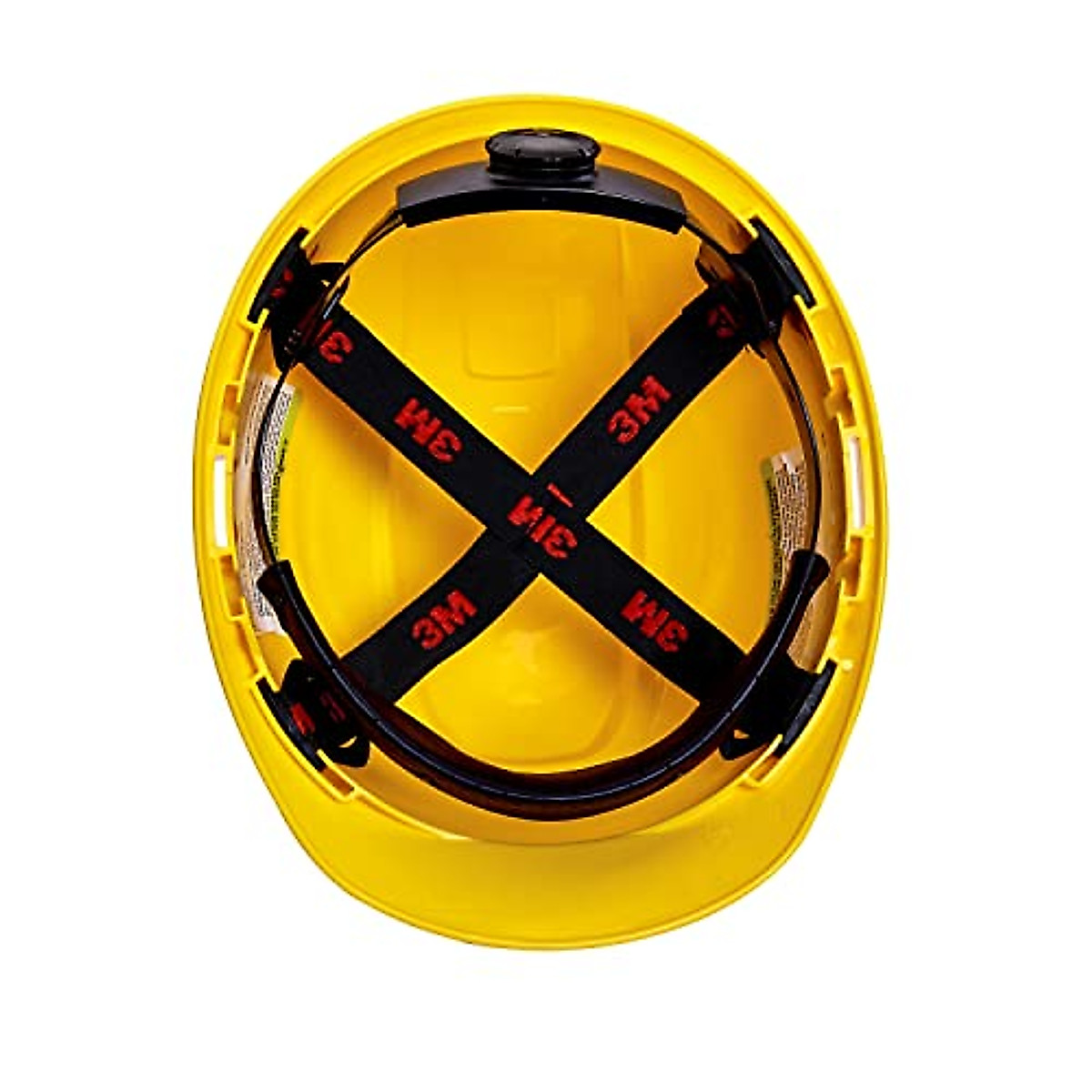 3M Non-Vented Hard Hat with Ratchet Adjustment, Medium, Yellow