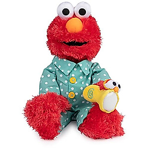 GUND Sesame Street Official Bedtime Elmo Muppet Plush, Premium Glow-in-The-Dark Plush Toy for Ages 1 & Up, Red, 12”