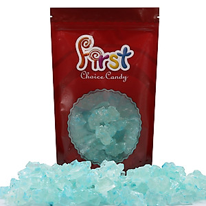 FirstChoiceCandy Rock Candy Strings 1.5 Pound Bulk Bag (Light Blue Cotton Candy)