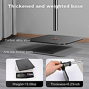 Tabletop T-Shape Stand for PVC Backdrop Flat Base Heavy Duty Stand for Food Product Photography Background