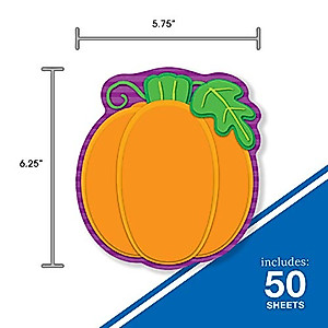 Carson Dellosa | Pumpkin Notepad | 5.75-inch x 6.25-inch, 50 Sheets