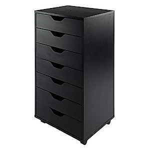 Winsome Halifax Storage/Organization 7 Drawer Black & Halifax Storage/Organization, 5 Drawer, Black