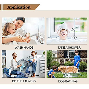 Bathroom Picture Wall Decor Printed Wood Plaque Sign - Wash Your Worries Away - Bathroom Decor Wall Arts Size 11.5" x 6"