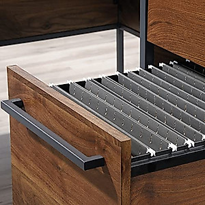 Sauder® Nova Loft 59"W L-Shape Corner Desk, Grand Walnut