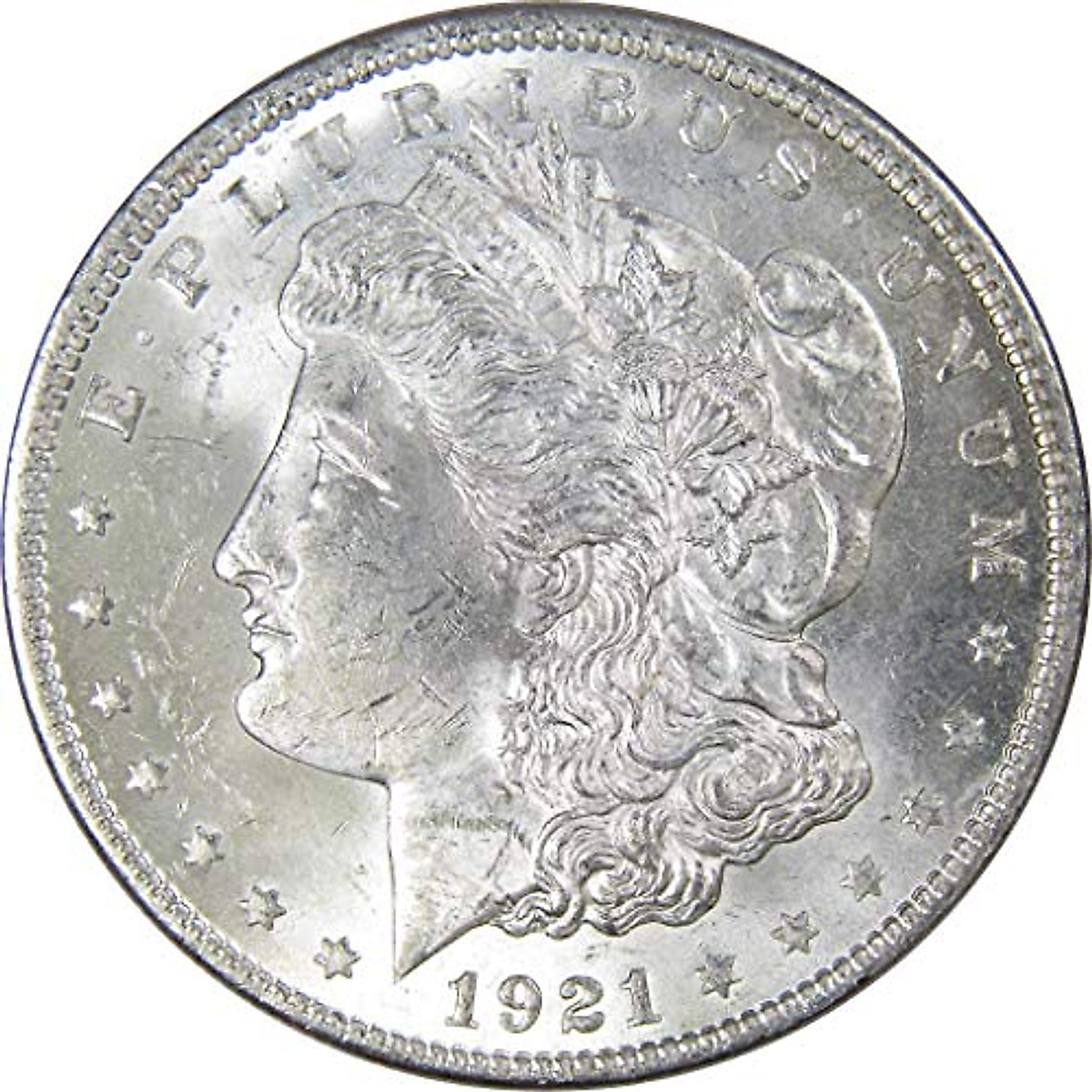 1921 Morgan Dollar BU Uncirculated Mint State 90% Silver $1 US Coin Collectible