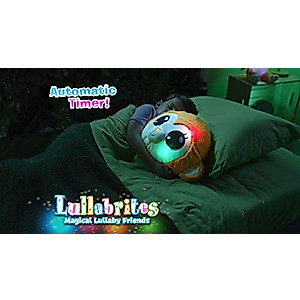 Lullabrites Monkey Pillow- Soothing Plush Animal that Lights Up with Many Colors and Sings Lullabies! A Night Light, and Friend All in One!