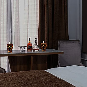 MSTR Fall Scented Candles, Novelty Gifts for Men, Cologne Candle Aromatherapy for Boyfriends Husband, Birthday Gift Idea, Grass Jar Skull Candles, Home Decor Candle (2.5oz)