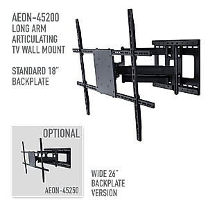 Full Motion TV Wall Mount with 32 inch Long Extension for 42 to 80 inch TVs