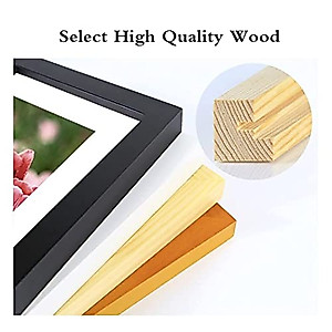 NIHO-JIUMA Picture frame for 30x30 diamond paintings,Diamond art kit frames, natural solid wood frame plexiglas (2 Packs)