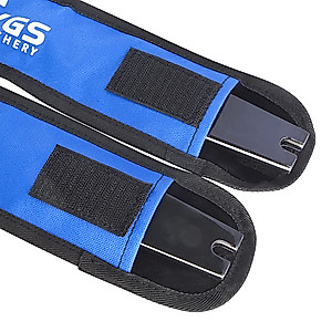 SHARROW Archery Bow Limb Sleeve and Recurve Bow Riser Protective Bag for Recurve Hunting Bow Accessory (Blue)