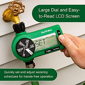 Rain Bird 1ZEHTMR Professional Grade Electronic Digital Hose End Timer/Controller, One Zone/Station, Battery Operated