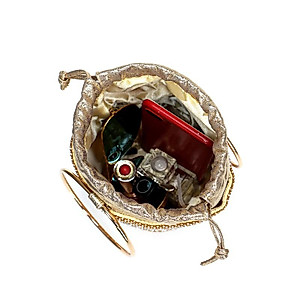 MJWDP Women Evening Bags Rhinestones Bucket Ladies Clutch Purse Ladies Handbags