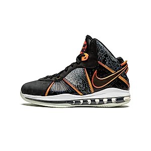 Nike Lebron VIII QS Black/Black/White/Multicolor 7.5 D (M)