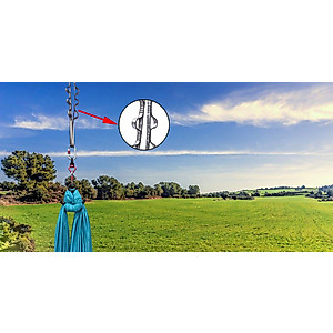 FOSER 2pcs Yoga Hammock Extension Strap Yoga Extender Strap Daisy Chain Fitness Pilates Stretch Belt Exercise Extend Strap Band (GRAY)