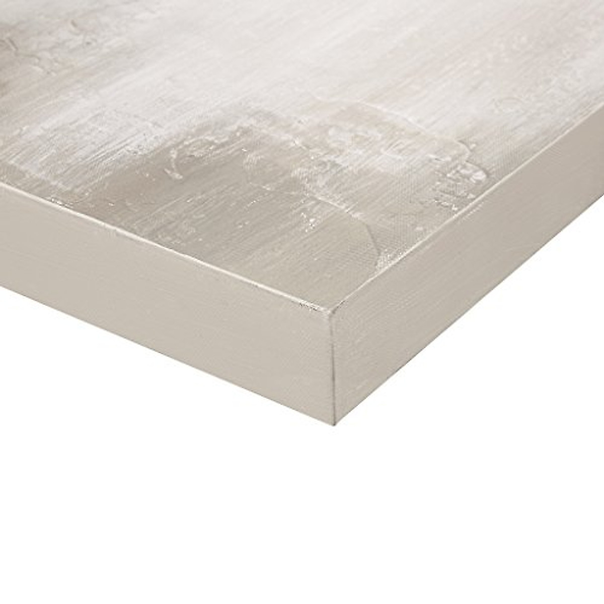 Madison Park Wall Art Living Room Décor - Embellished Hand Painted Canvas, Home Accent Glitter Abstract Bathroom Decoration Ready to Hang Painting for Bedroom, 15" W x 35" H x 1.5" D, Taupe 3 Piece