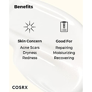 COSRX Snail Mucin 92% Repair Cream 3.52 oz, 100g, Daily Face Gel Moisturizer for Dry Skin, Acne-prone, Sensitive Skin, Not Tested on Animals, No Parabens, No Sulfates, No Phthalates, Korean Skincare