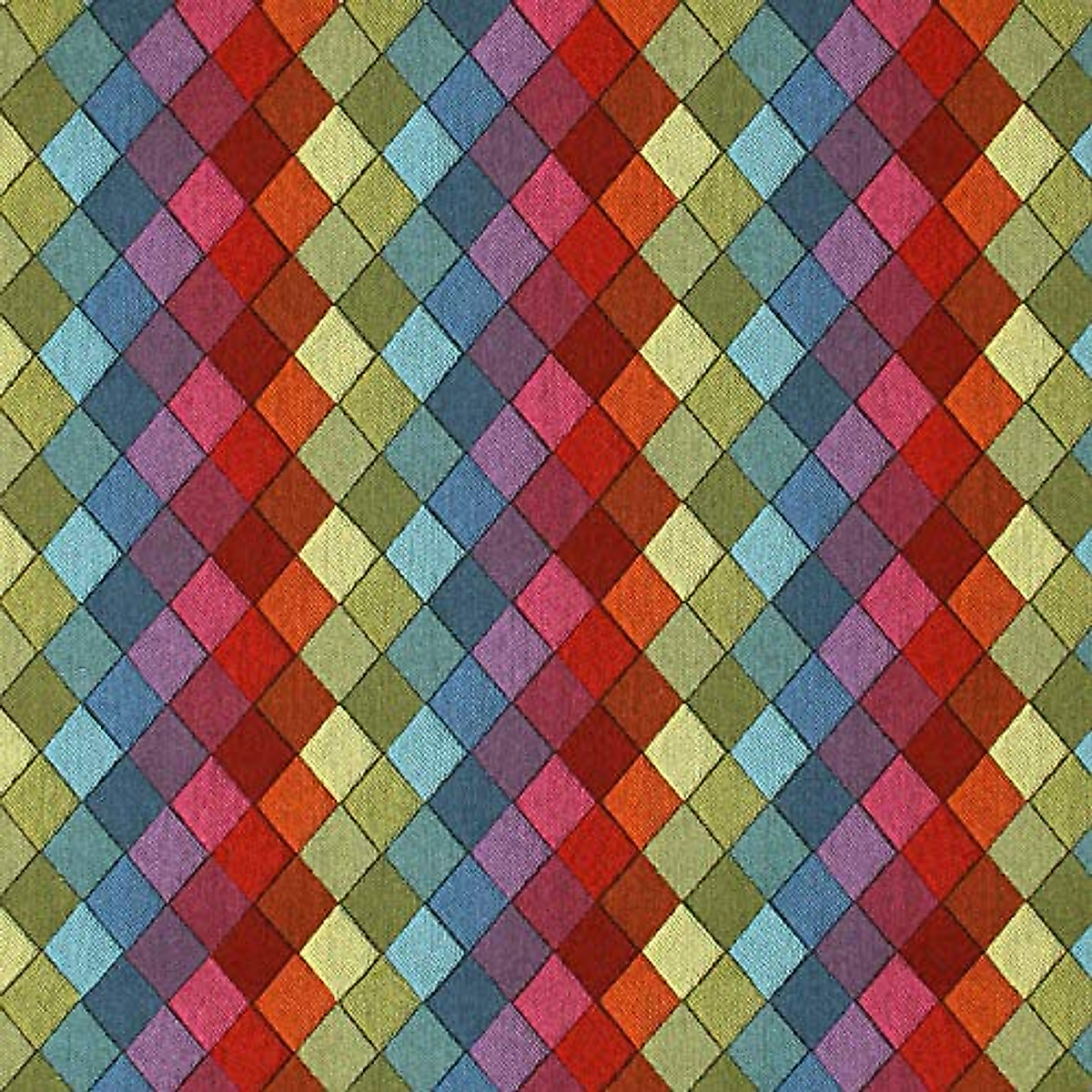 Danny K. Women's Tapestry Crossbody Cell Phone or Passport Purse, Handmade in USA (Jewel)