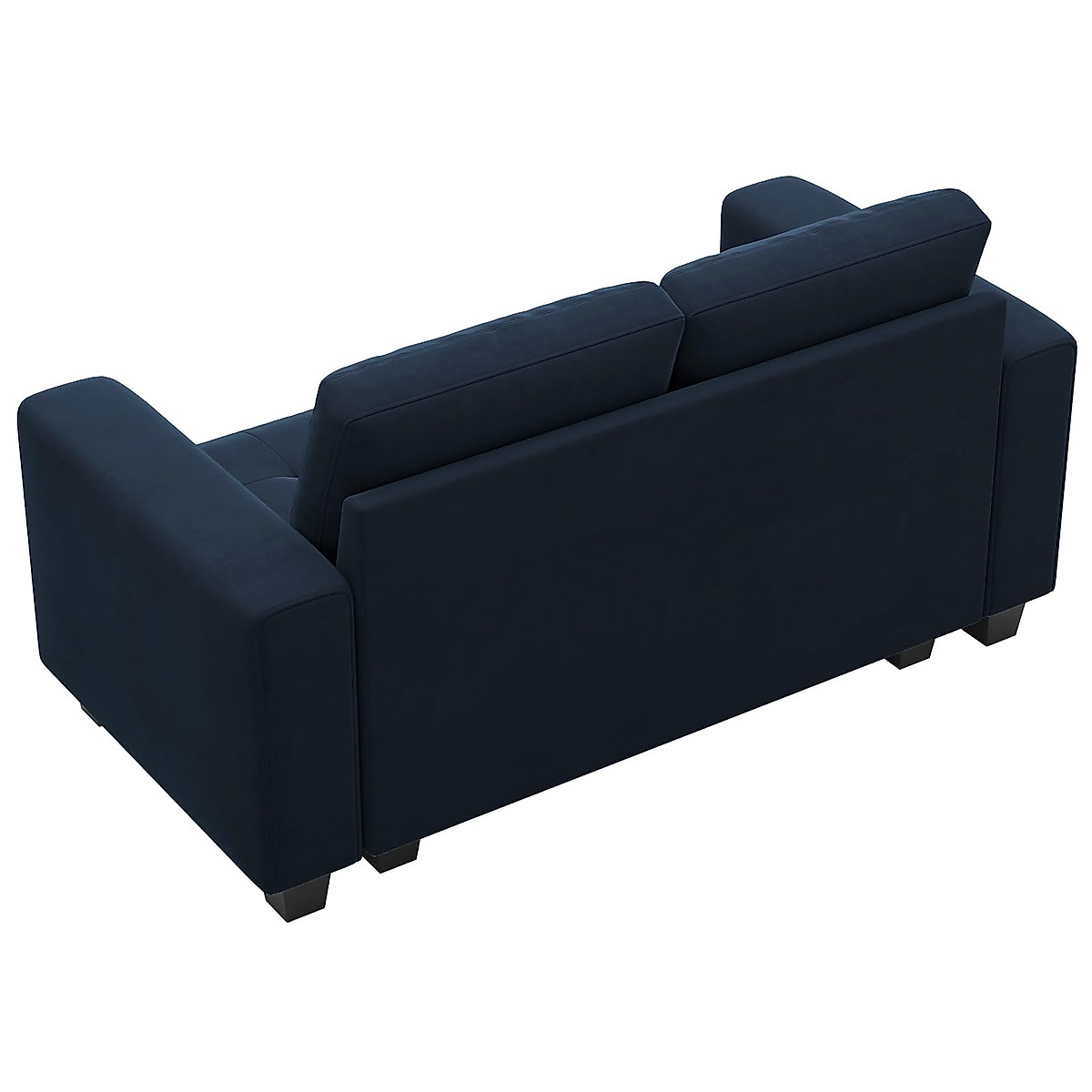 Belffin Velvet Modular Loveseat Sofa Couch 2 Seater Sofa Love Seats for Small Space Blue
