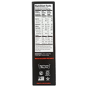 Veggiecraft Farms Penne Pasta - Low Carb Pasta, High Protein, Made with Sweet Potato, Lentil & Peas, Gluten Free, Plant Based Pasta Noodles, High Fiber, Vegan, Kosher, Non-GMO - 8 Ounce