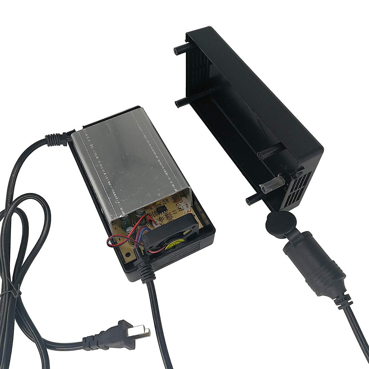 Heavy Duty 180W/15A AC to DC Converter,BUENNUS Convert 110V-240V to 12V Car Cigarette Lighter Socket Adapter AC DC Power Supply US Standard Plug for Car Refrigerator Vacuum Cleaner Air Pump