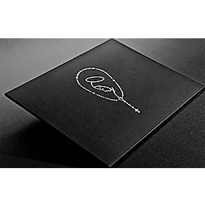 Shop Shop Virgin Mary Rosary Beads Faith Die Cut Vinyl Decal for Cars Bumper Stickers for Cars Trucks Laptops Water Bottles Windows | White | 8.5 x 4.0 Inch