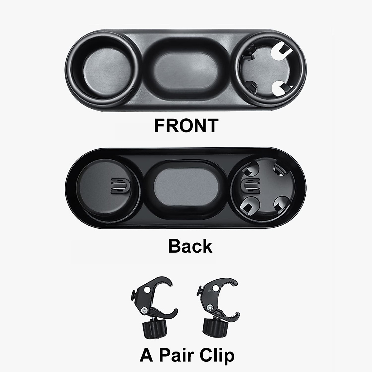 Stroller Snack Tray | Stroller Cup Holder with Snack Tray Compatible for Uppababy | Stroller Organizer for 3 in 1 Tray | Stroller Tray Attachment for Baby | Stroller Caddy Accessories