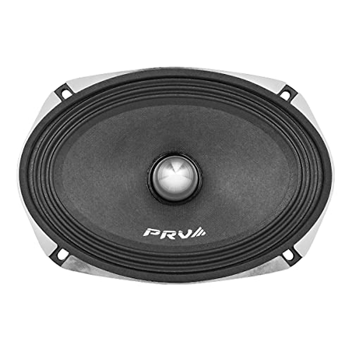 PRV AUDIO 6x9 Inch Midrange Speaker 69MR500-PhP-4 500 Watts Program Power, 4 Ohm, 1.5 in Voice Coil, 250 Watts RMS Pro Car Audio Loudspeaker (Single)