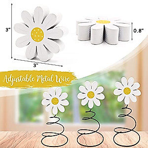 Daisy Tiered Tray Decor Spring Summer Daisy Decor Rustic Wood Block Signs Farmhouse Home Decor Housewarming Gift Ideas Set of 3