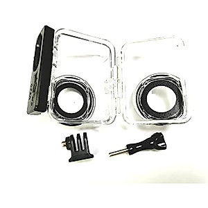 For Insta360 ONE R Sports Camera Case Protective Housing Insta360 ONE R Diving Cases Waterproof Housing 4K IPX8 Accessory Camera Accessories Anti-fall Bezel Protective Cases (Black) A460