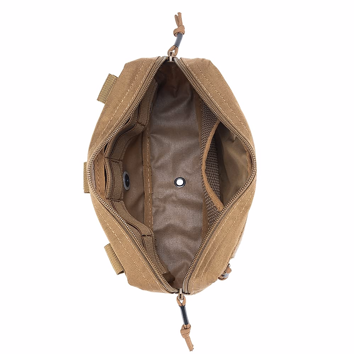 EXCELLENT ELITE SPANKER Tactical Molle Admin Pouch for Tactical Vest Chest Waist Pack Utility Tool Pouch Tactical EDC Bag(Coyote Brown)