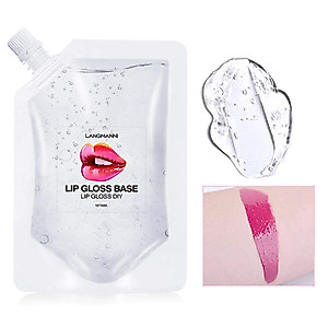 Transparent Lip Gloss ，Moisturize Lip Gloss Base, Lip Gloss Base Oil Material Lip Makeup Primers, Primer for DIY Handmade Lip Balms Lip Gloss- 1.69Fl.Oz(1 Pcs,Clear)