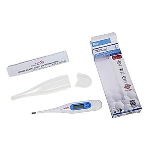 ZAYAAN HEALTH Chroma Balance Instant Digital Thermometer | Instant Reading, Fever Alarm, Auto OFF, BLUE